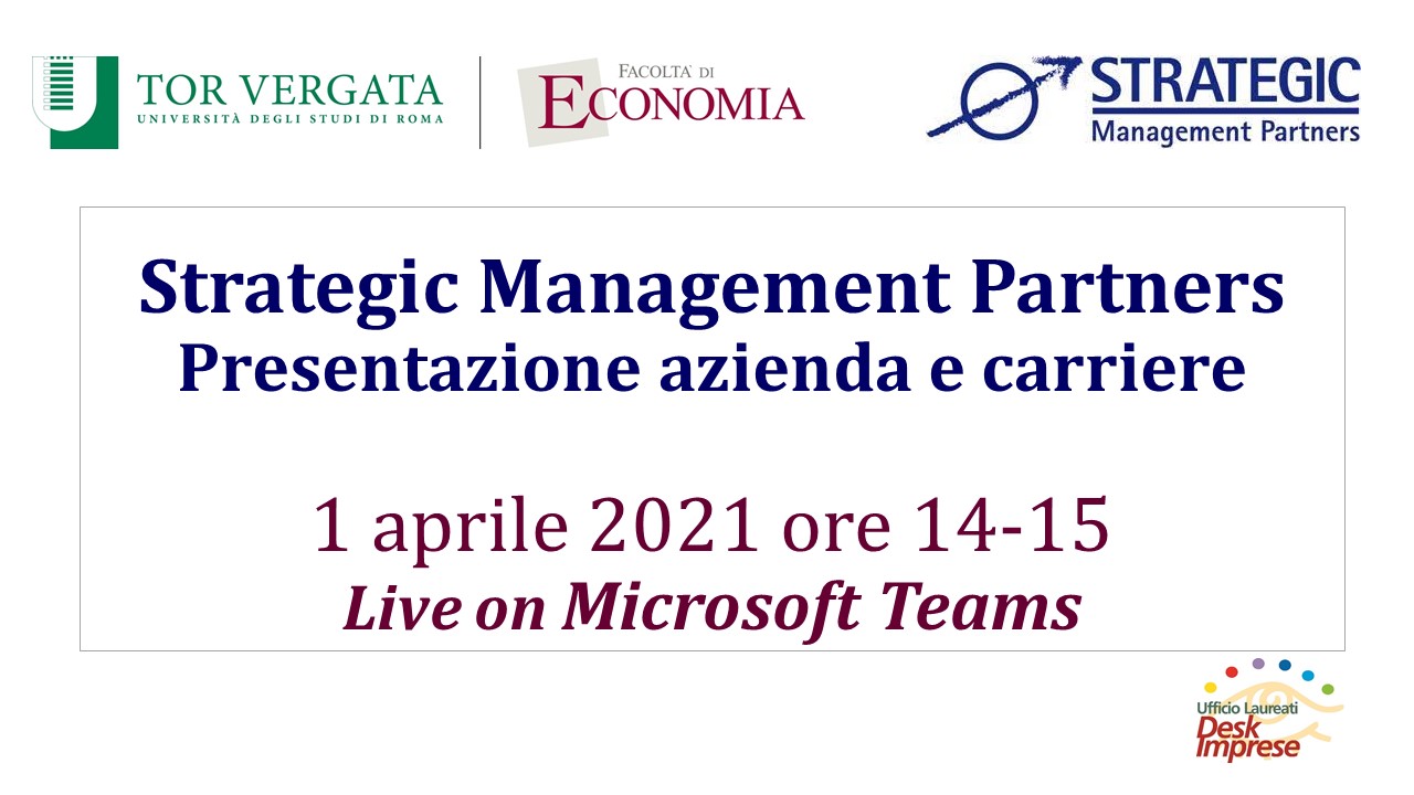 Strategic Management Partners - Presentazione azienda e carriere