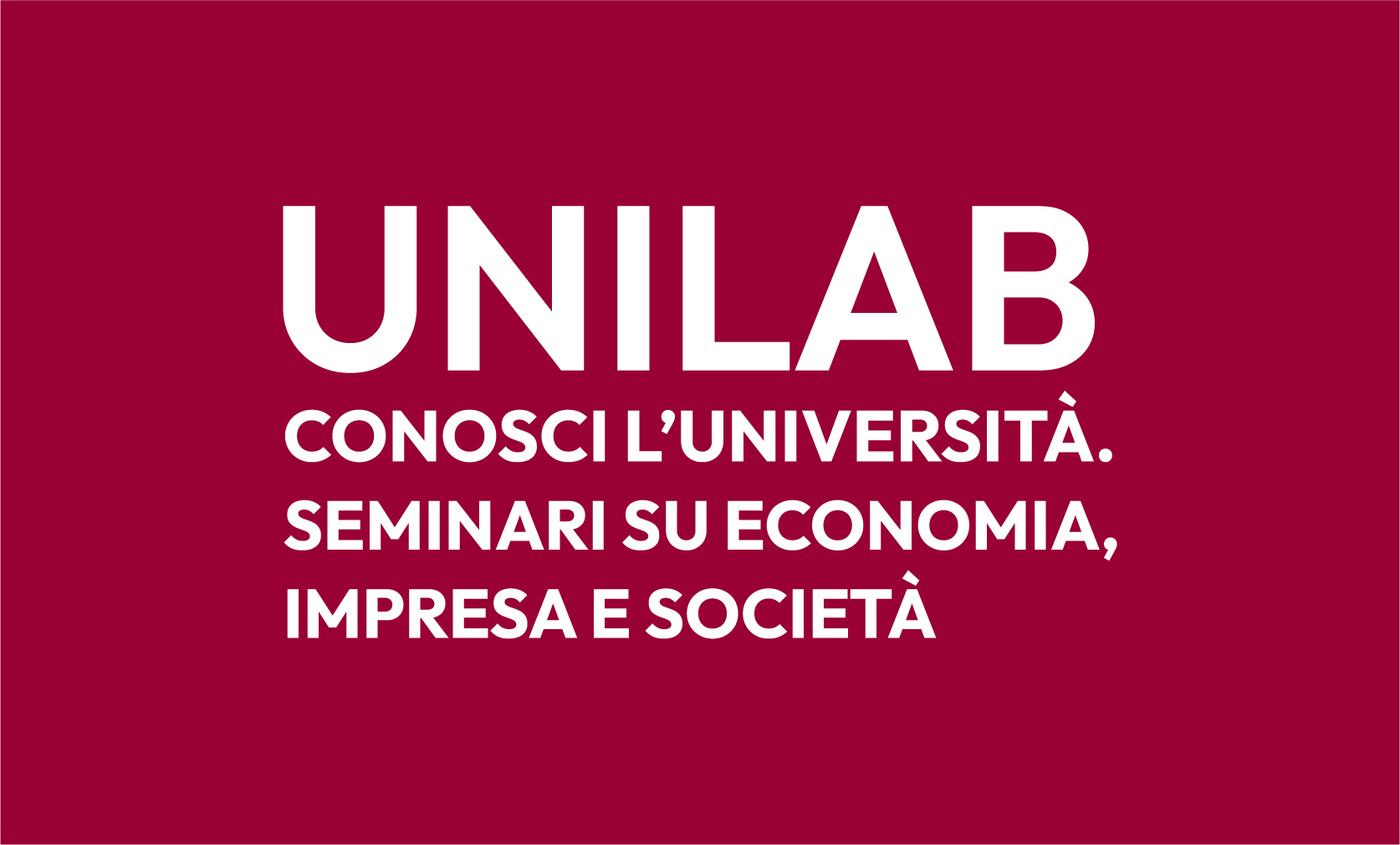 Al via i Seminari UNILAB