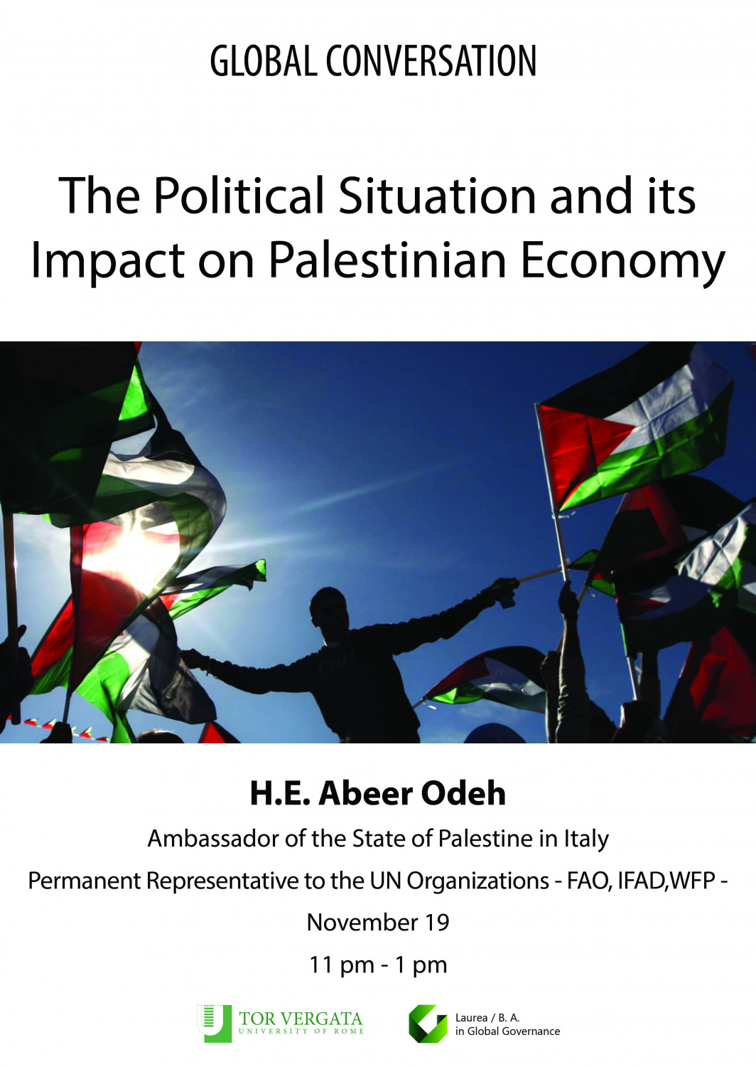 Global Conversation with Amb. H.E. Abeer Odeh