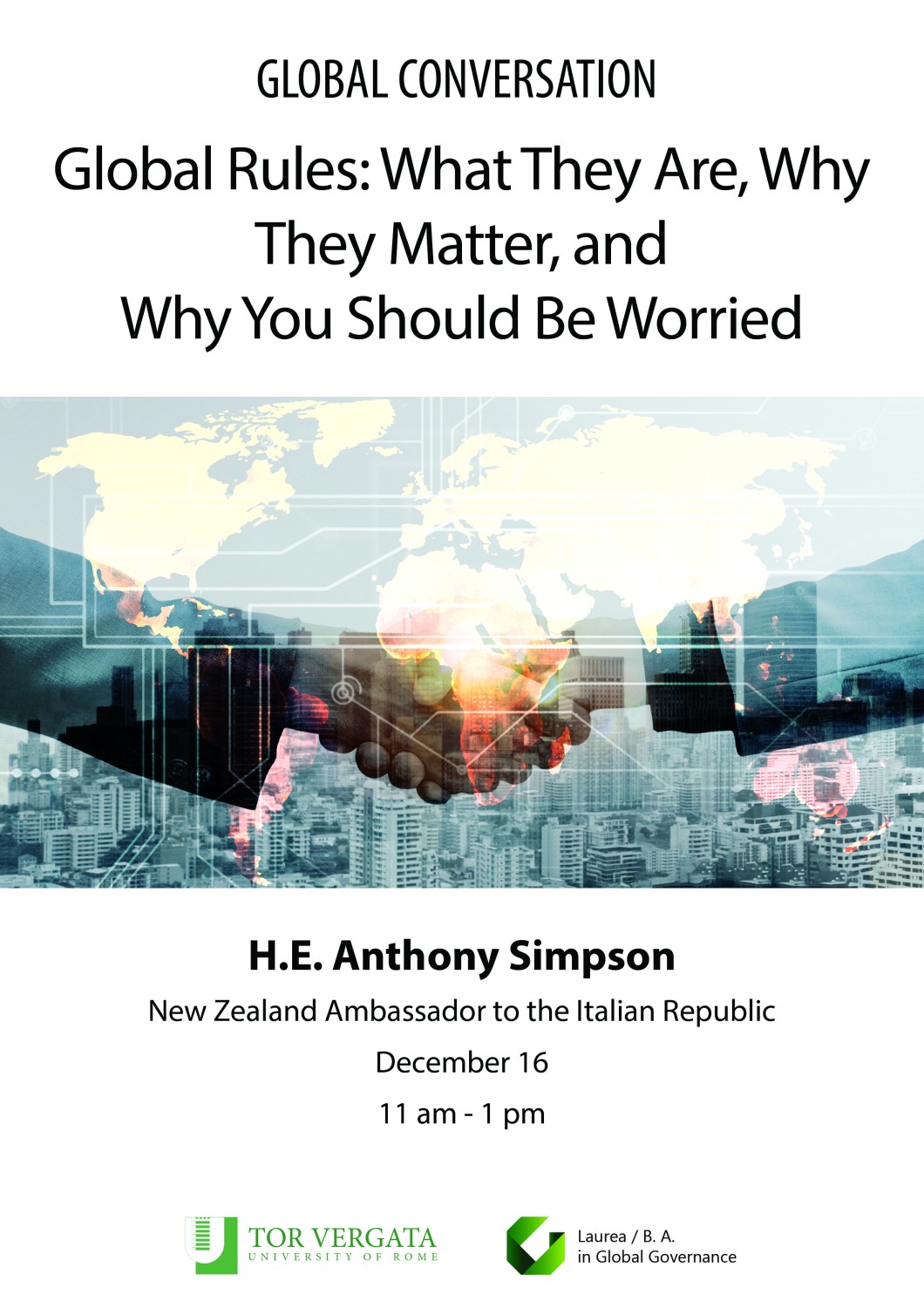 Global Conversation with H.E. Anthony Simpson